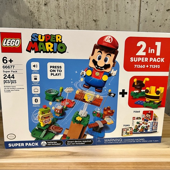 Lego | Toys | Lego 66677 Super Mario Super Pack Starter Course | Poshmark